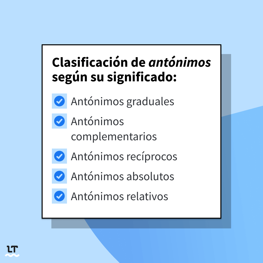 Explorando los diferentes tipos de antonimia: una guía completa ...