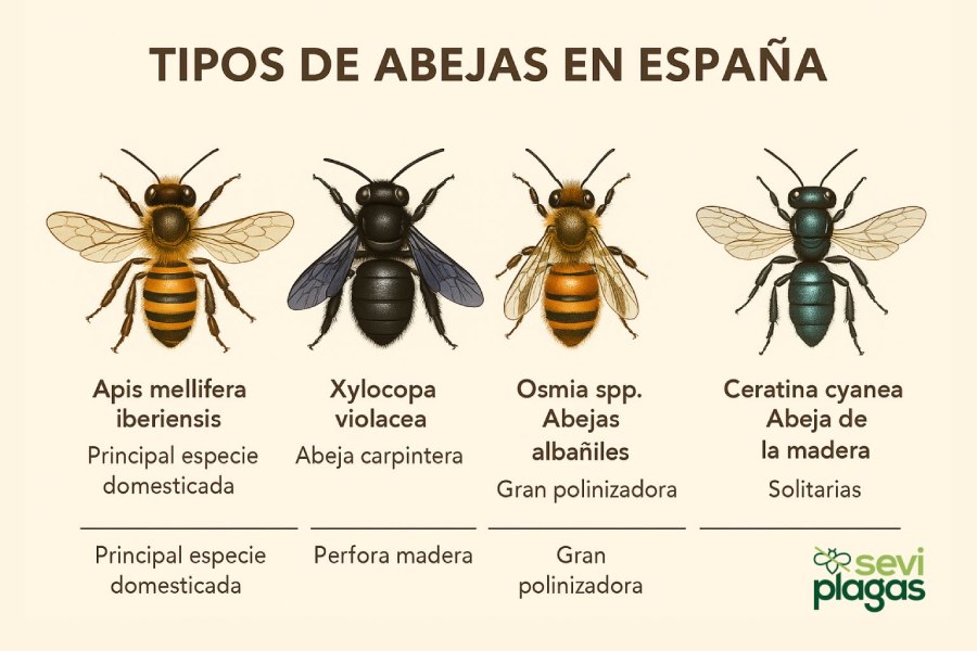Guía completa: Descubre los distintos tipos de abejas en España y su ...