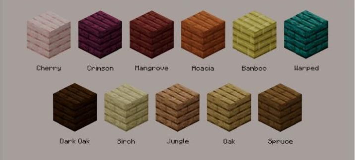 Descubre los diferentes tipos de madera en Minecraft: características y ...